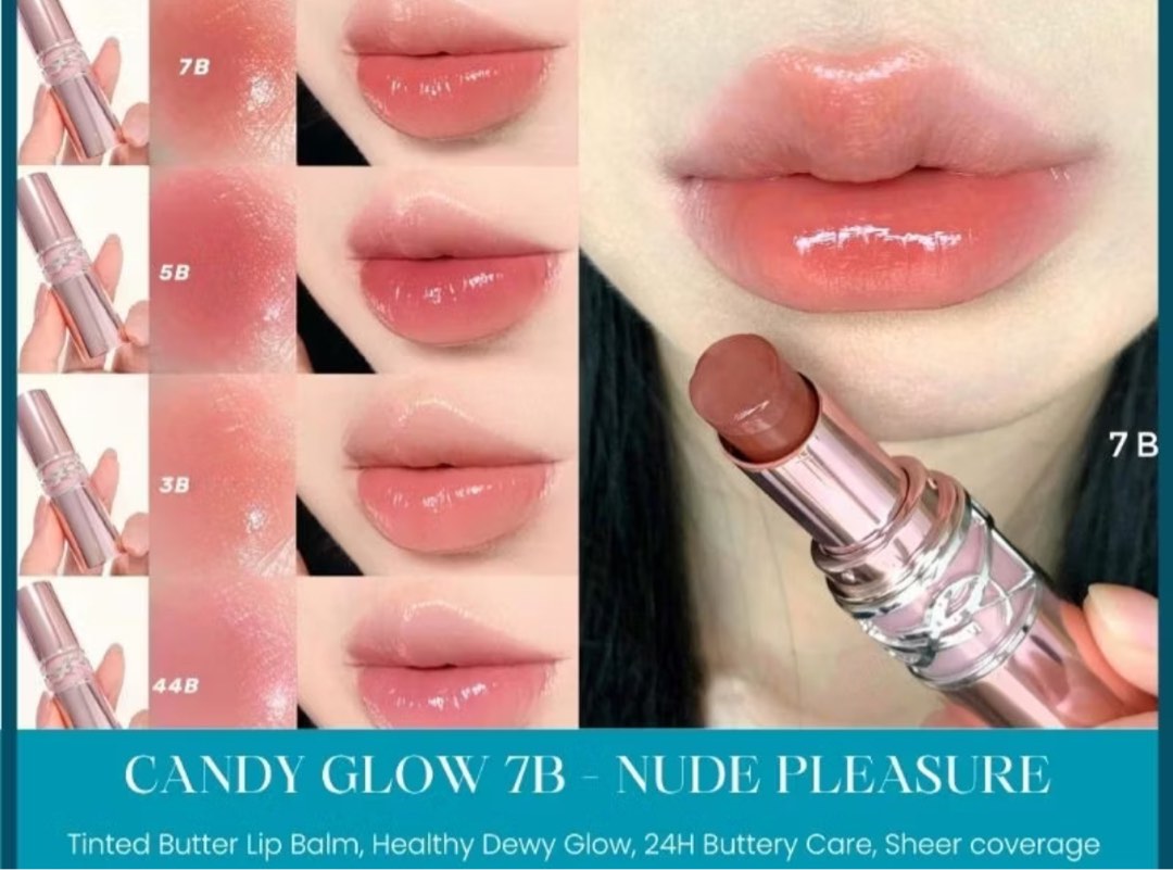 Ysl loveshine candy glow 7B nude pleasure, Kesehatan & Kecantikan, Rias ...