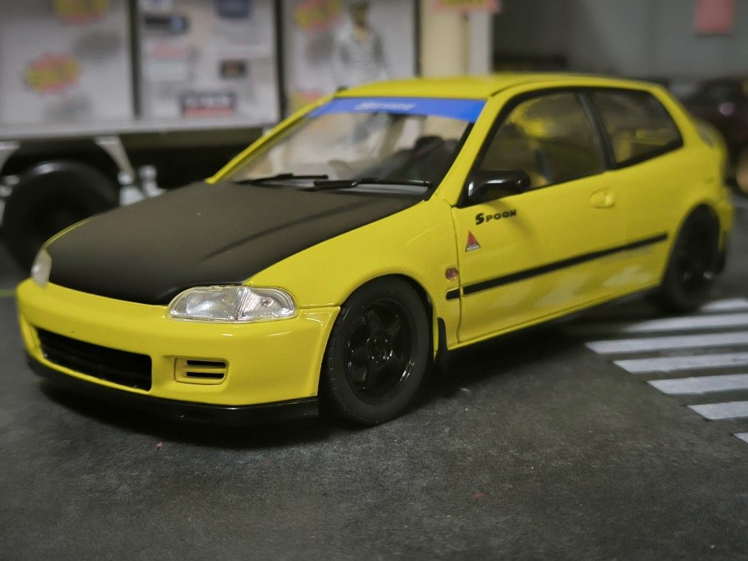1/18 SOLIDO honda civic, Hobbies & Toys, Toys & Games on Carousell