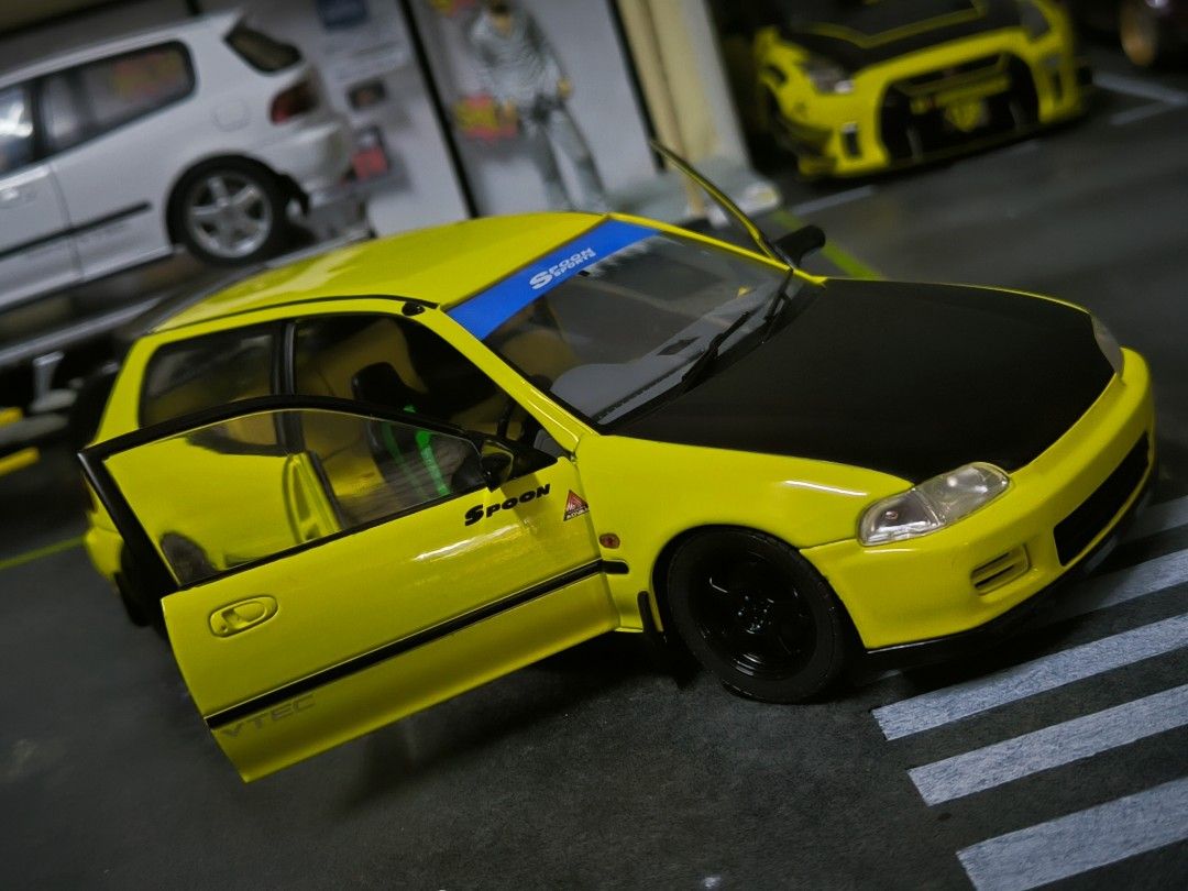 1/18 SOLIDO honda civic, Hobbies & Toys, Toys & Games on Carousell