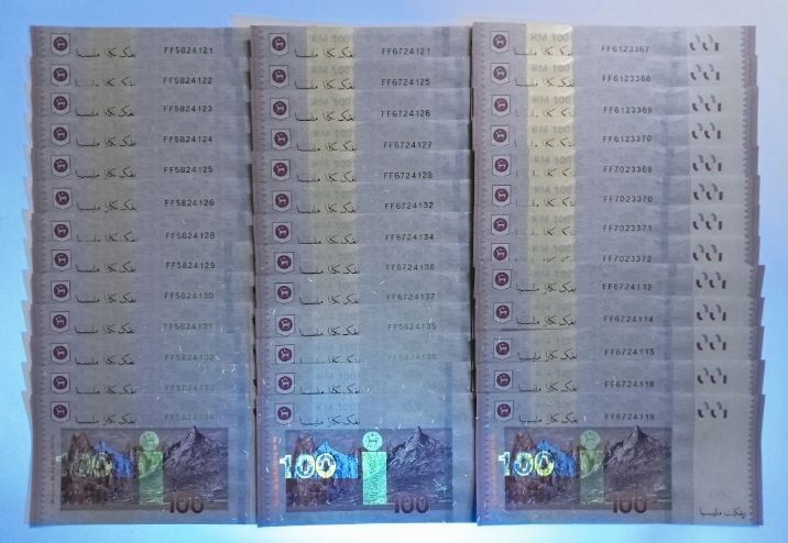 15th Series RM100 Paper Sign Abdul Rasheed, Everything Else, Others on ...