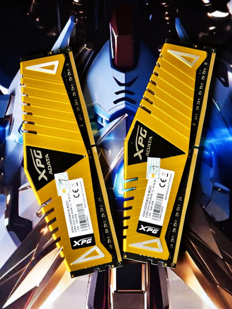 16GB (8GB X2) XPG ADATA GOLD 3000MHZ XMP KIT MEMORY DESKTOP RAM ...