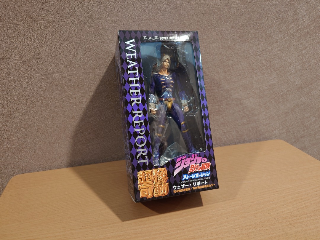 全新 日版 舊版 weather report 160mm action figure JoJo的奇妙冒險 第6部 超像可動 medicos ...