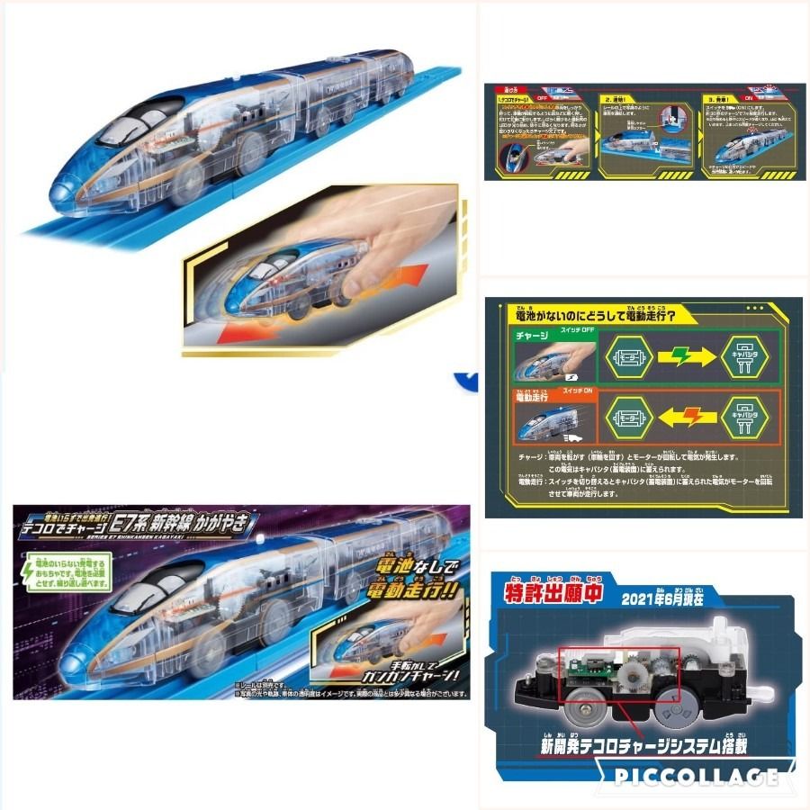 本月清貨限時特價 全新日本 TAKARA TOMY 城市高速/環保 火車 系列 新幹線(無需電池即可發動行走)Train-Hand Energy E5/E6/E7/923 Dr. Yellow ...