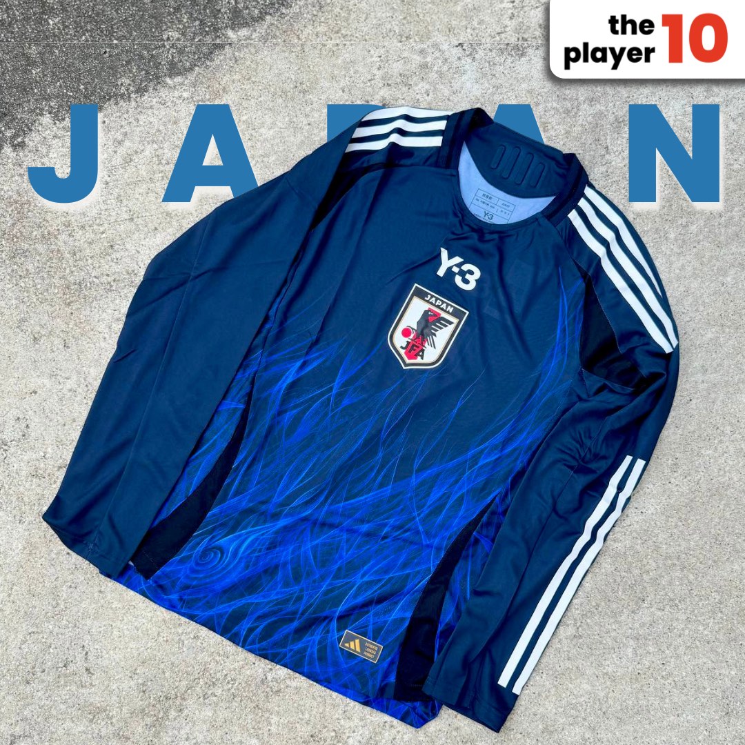 Adidas x Y3 JFA Japan National Team Longsleeve Authentic Kit, Men's ...