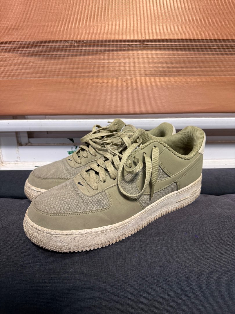AIR FORCE 1 OLIVE GREEN, Men's Fashion, Footwear, Sneakers on Carousell
