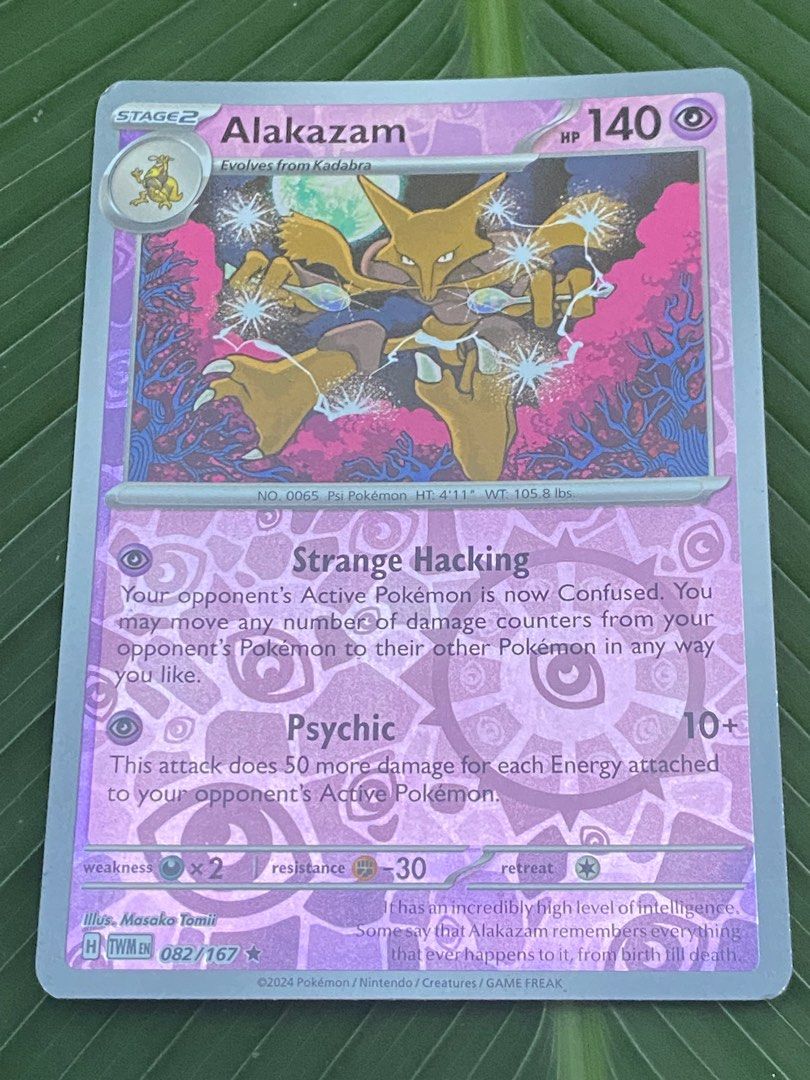 Alakazam Pokemon Card