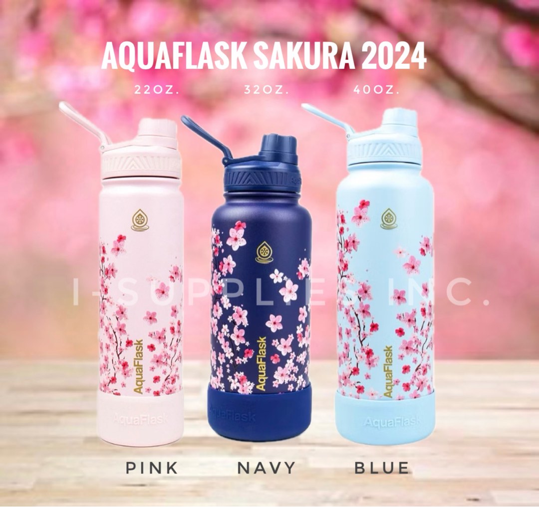 Aquaflask Sakura 2024, Furniture & Home Living, Kitchenware & Tableware, Water Bottles ...