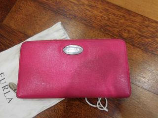 Authentic P r a d a Pink Peonia Epi Leather Wallet On Chain 1BP290 ...
