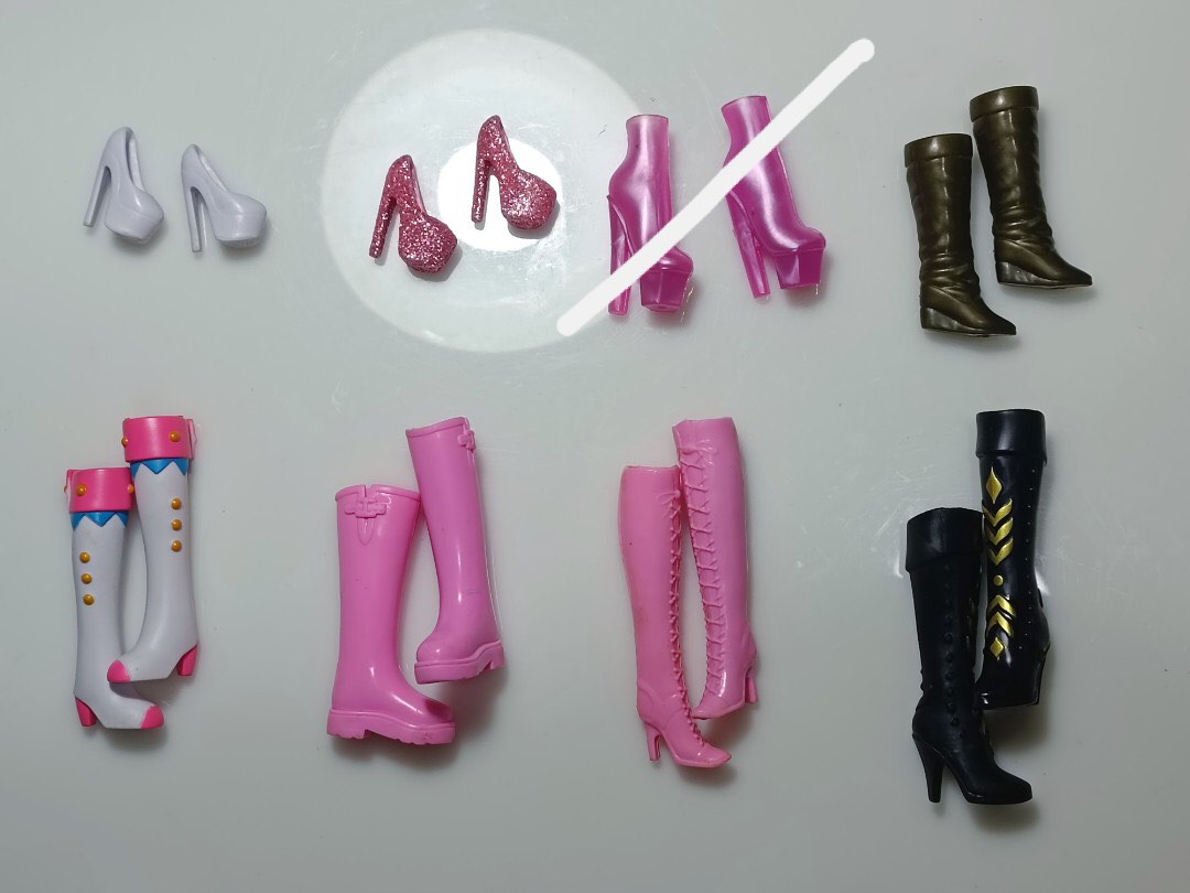 Barbie doll shoe, boots, Hobbies & Toys, Toys & Games on Carousell