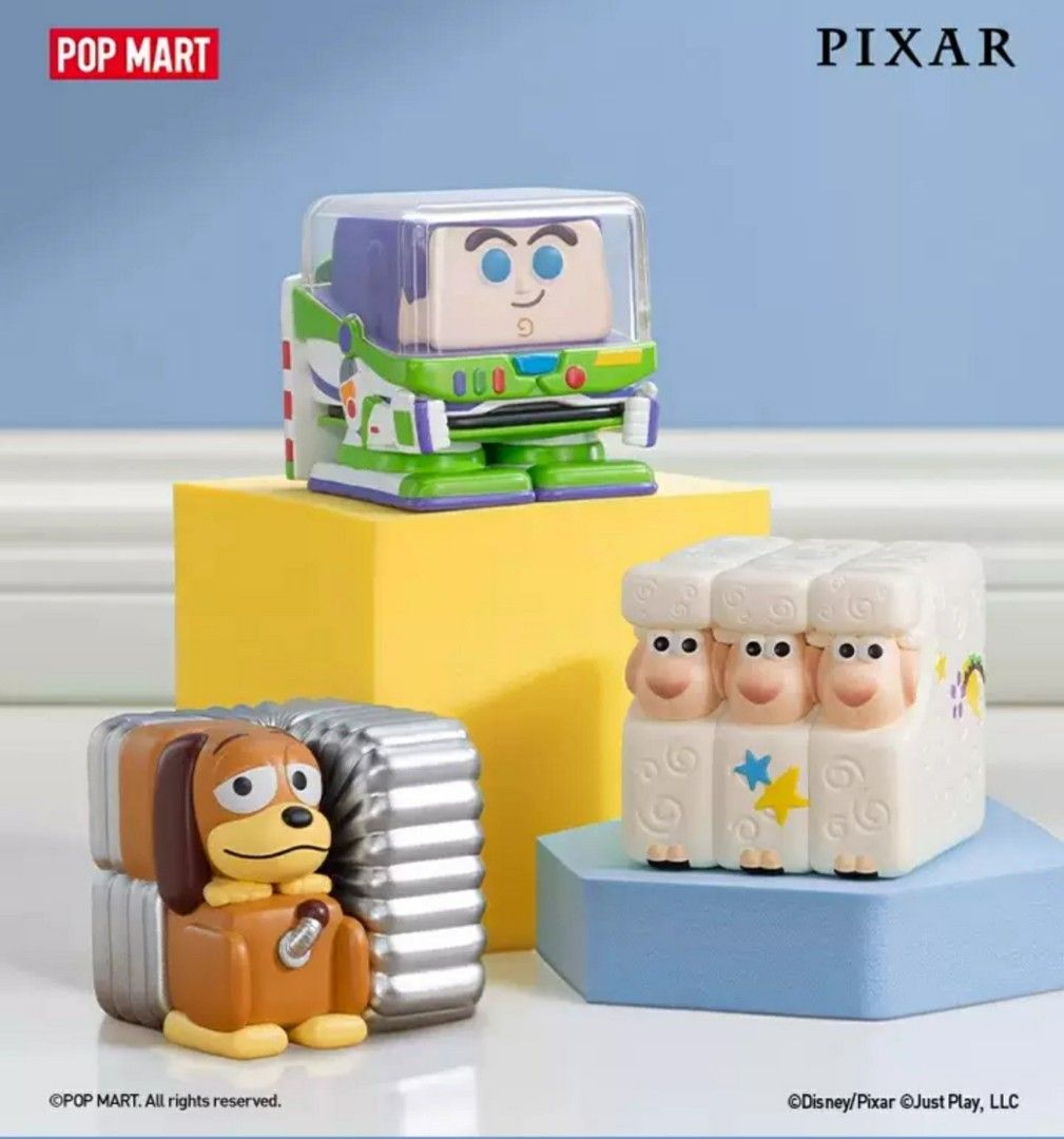 [BRAND NEW! POPMART] POPMART DISNEY PIXAR POP CUBE 1 SERIES FULL SET ...