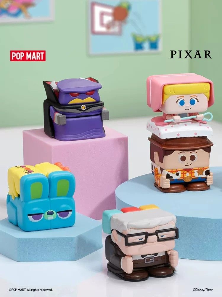 [BRAND NEW! POPMART] POPMART DISNEY PIXAR POP CUBE 2 SERIES FULL SET ...