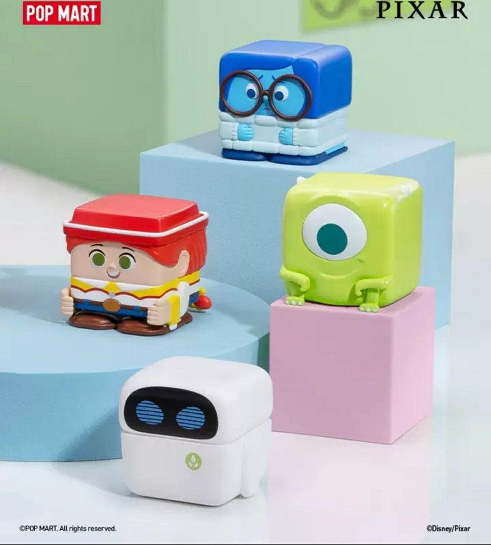 [BRAND NEW! POPMART] POPMART DISNEY PIXAR POP CUBE 2 SERIES FULL SET ...