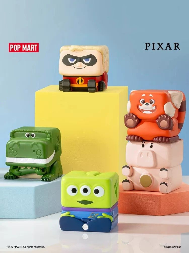 [BRAND NEW! POPMART] POPMART DISNEY PIXAR POP CUBE 3 SERIES FULL SET ...