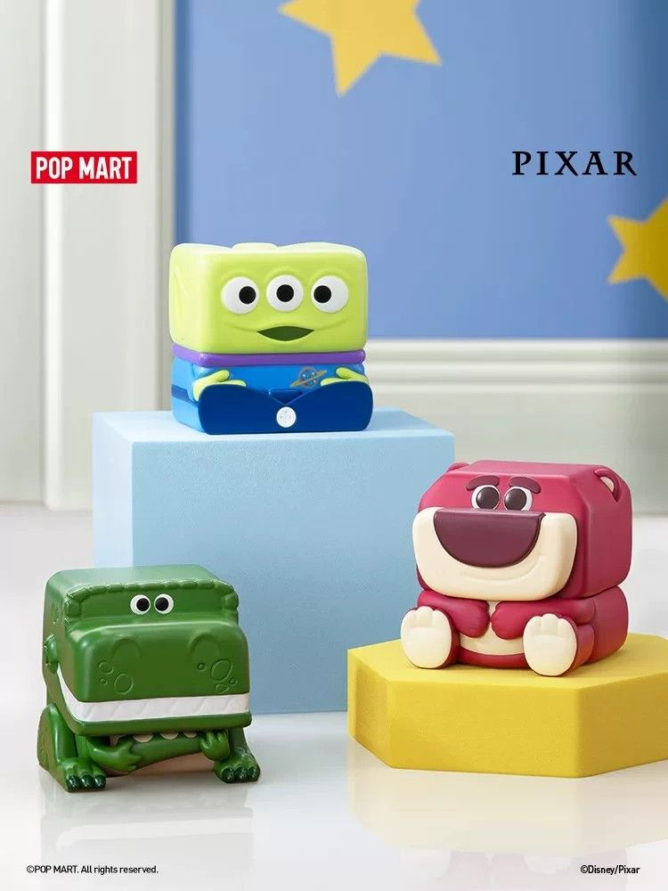 [BRAND NEW! POPMART] POPMART DISNEY PIXAR POP CUBE 3 SERIES FULL SET ...