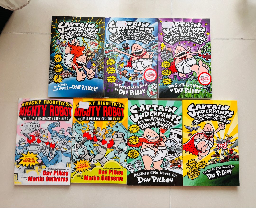 Captain Underpants and Mighty Robot, Hobbies & Toys, Books & Magazines ...