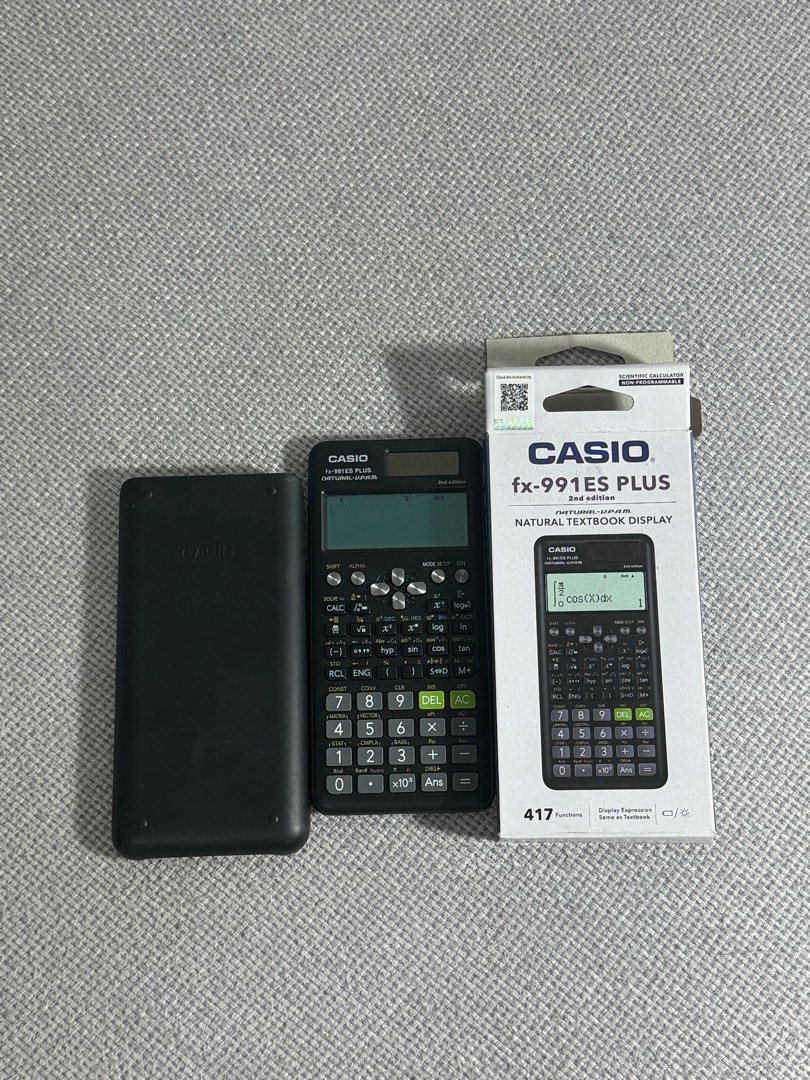 CASIO fx-991ES Plus 2nd Edition (Black), Hobbies & Toys, Stationary ...