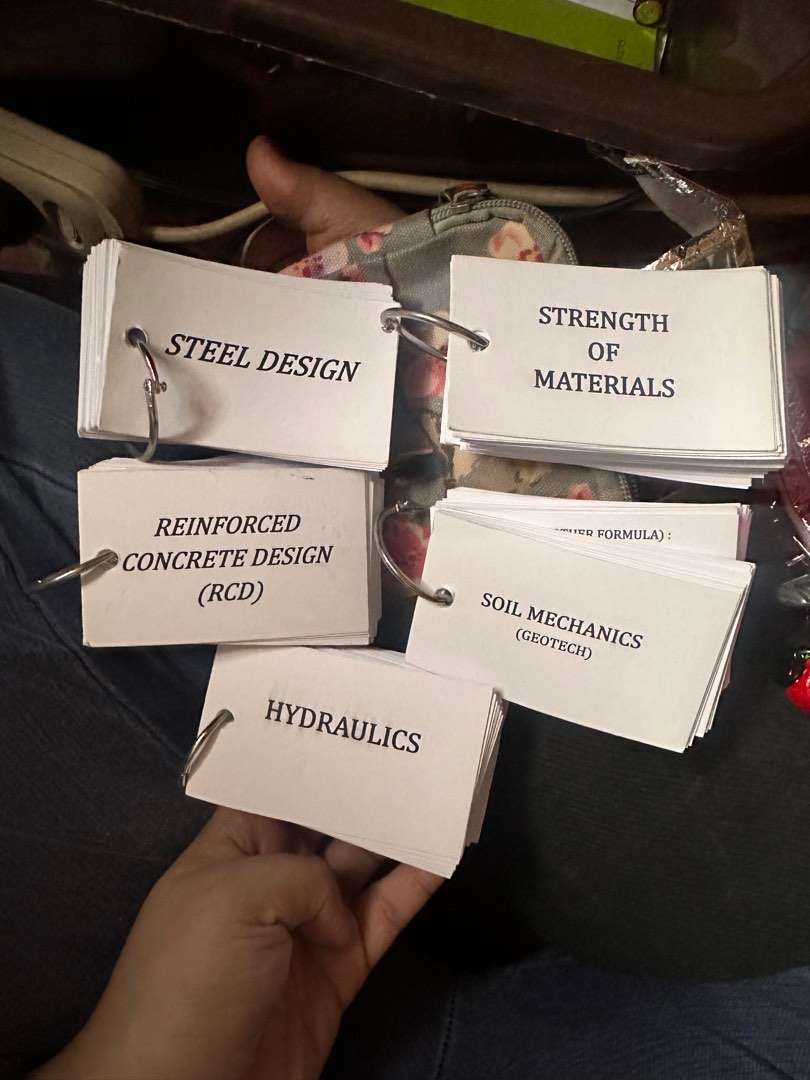 CE Flash Cards Civil Engineering (Steel, Reinforced,Hydraulics,Strema ...