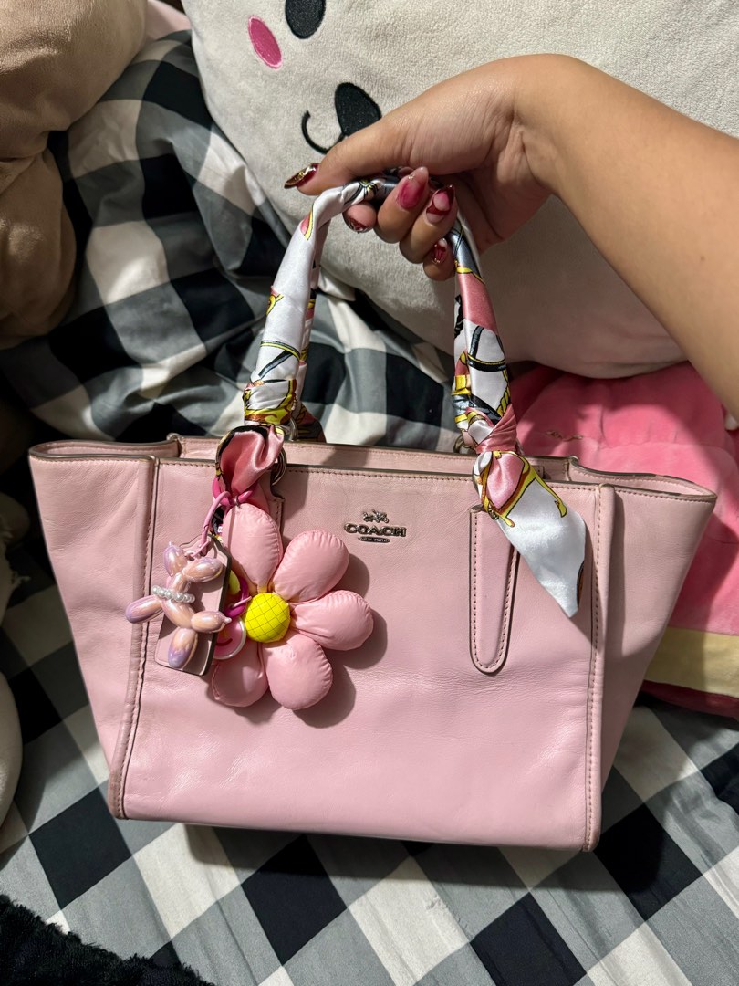 Coach Mini Crosby Carryall Silver/Blush, Luxury, Bags & Wallets on ...