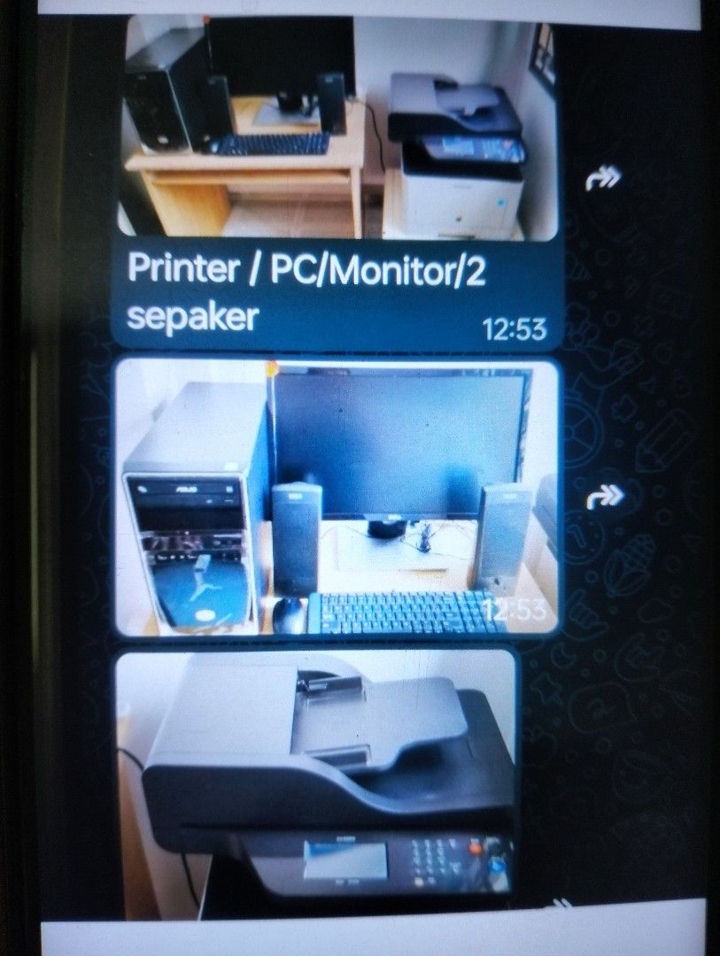 Complete Set Computer CPU/Printer/Monitor on Carousell