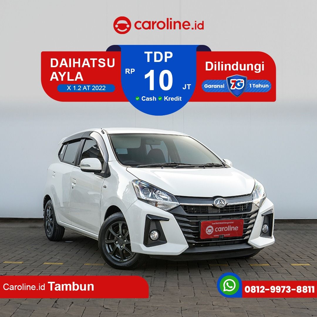 Daihatsu Ayla X 1,2 AT 2022 TDP Ceper TDP Murah, Mobil & Motor, Mobil ...