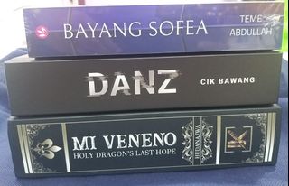 Novel Melayu (Danz, Rose’s, My Rio Aryan, Nyctophobia, Bayang Sofea, Mrs Aayan Haydar, Mi Veneno ...