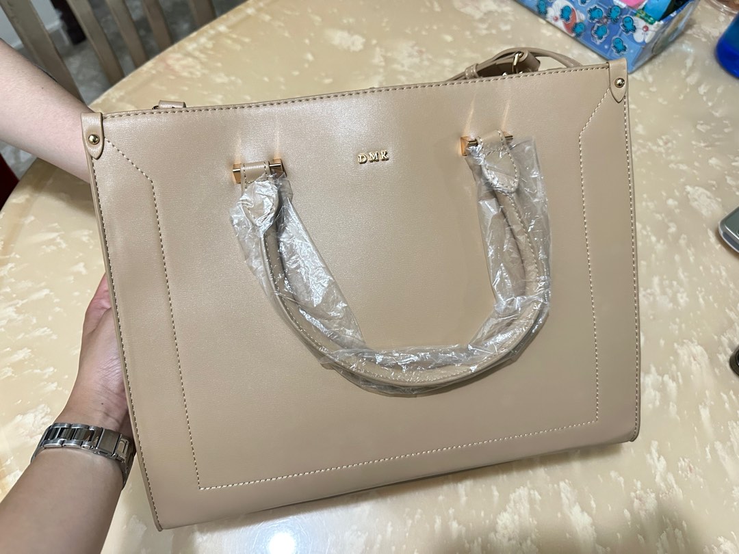 DMK Beige Bag, Women's Fashion, Bags & Wallets, Shoulder Bags on Carousell