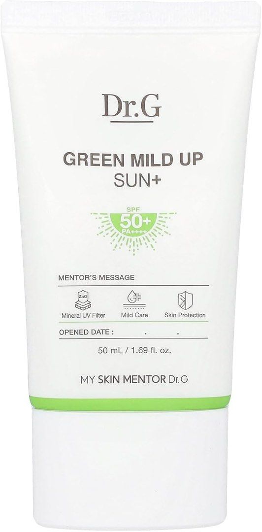 DR.G GREEN MILD UP SUN+ SPF 50 - 35ml, Beauty & Personal Care, Face ...