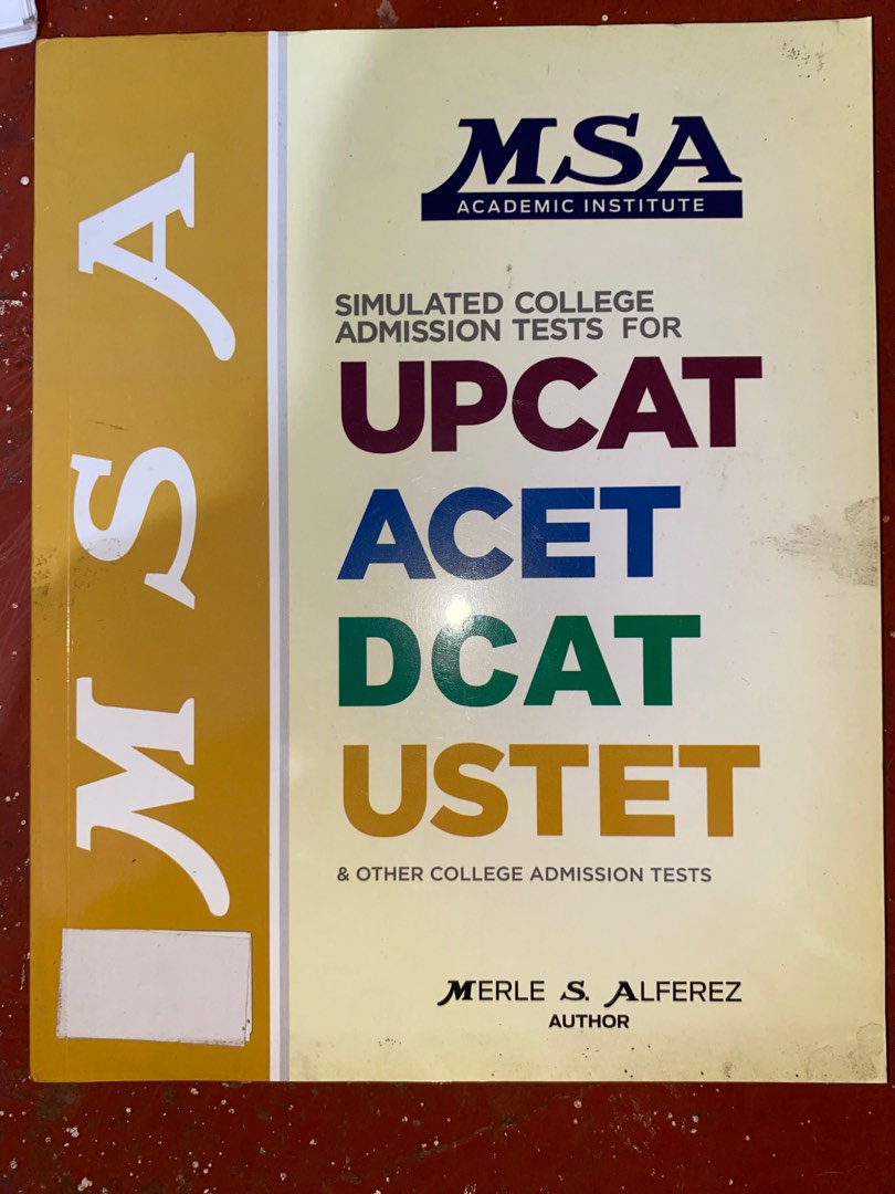 BUNDLE: ENTRANCE EXAM REVIEWERS [CETS/UPCAT/ACET/DCAT/USTET) - MSA ... BUNDLE: ENTRANCE EXAM REVIEWERS [CETS/UPCAT/ACET/DCAT/USTET) - MSA ...