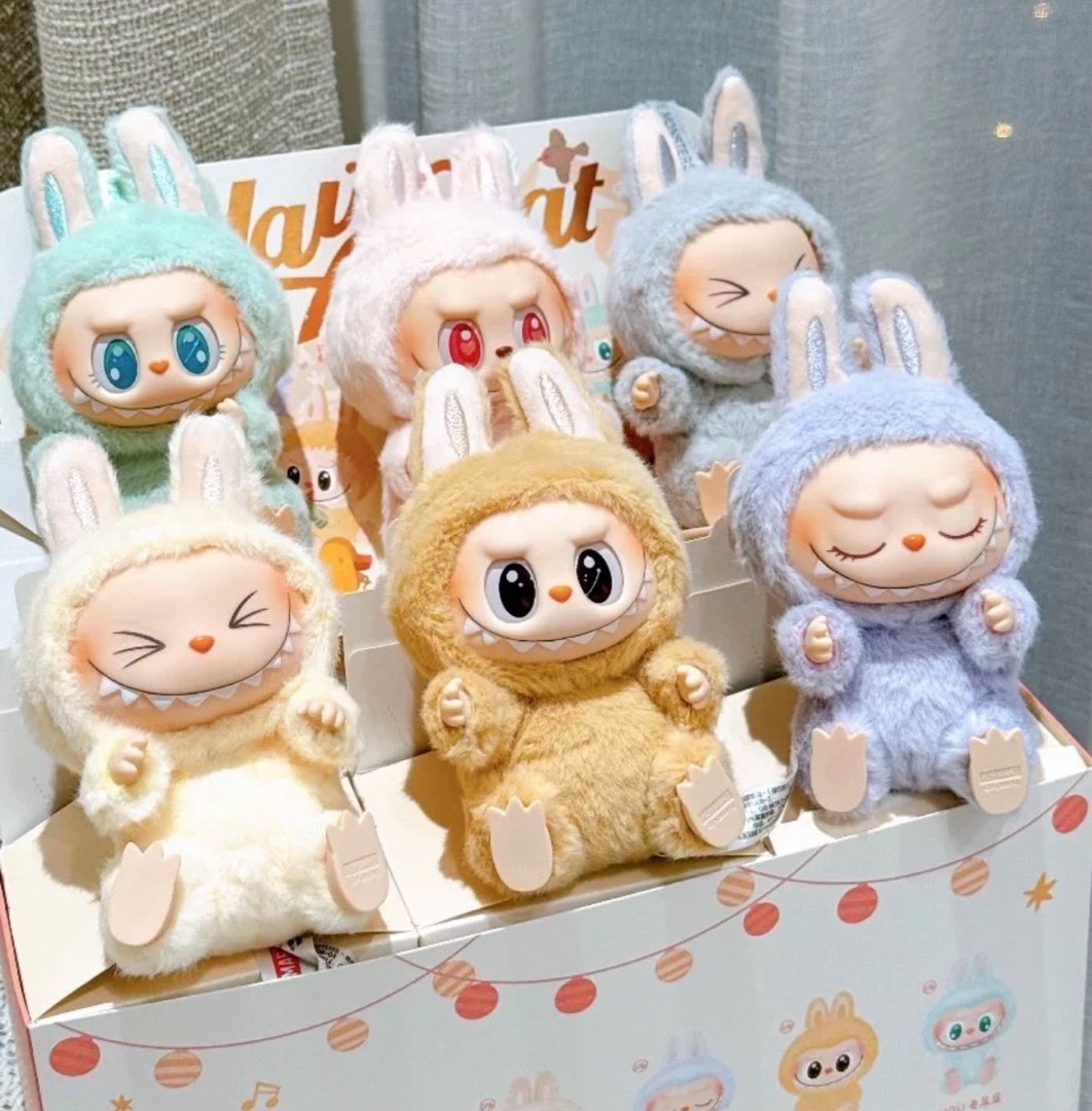 popmart labubu v2 (have a seat) 100% authentic, Hobbies & Toys, Toys ...