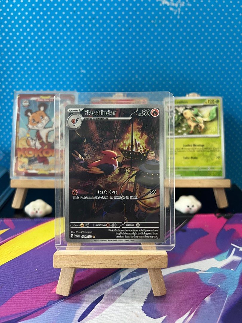 Fletchinder IR pokemon cards, Hobbies & Toys, Toys & Games on Carousell