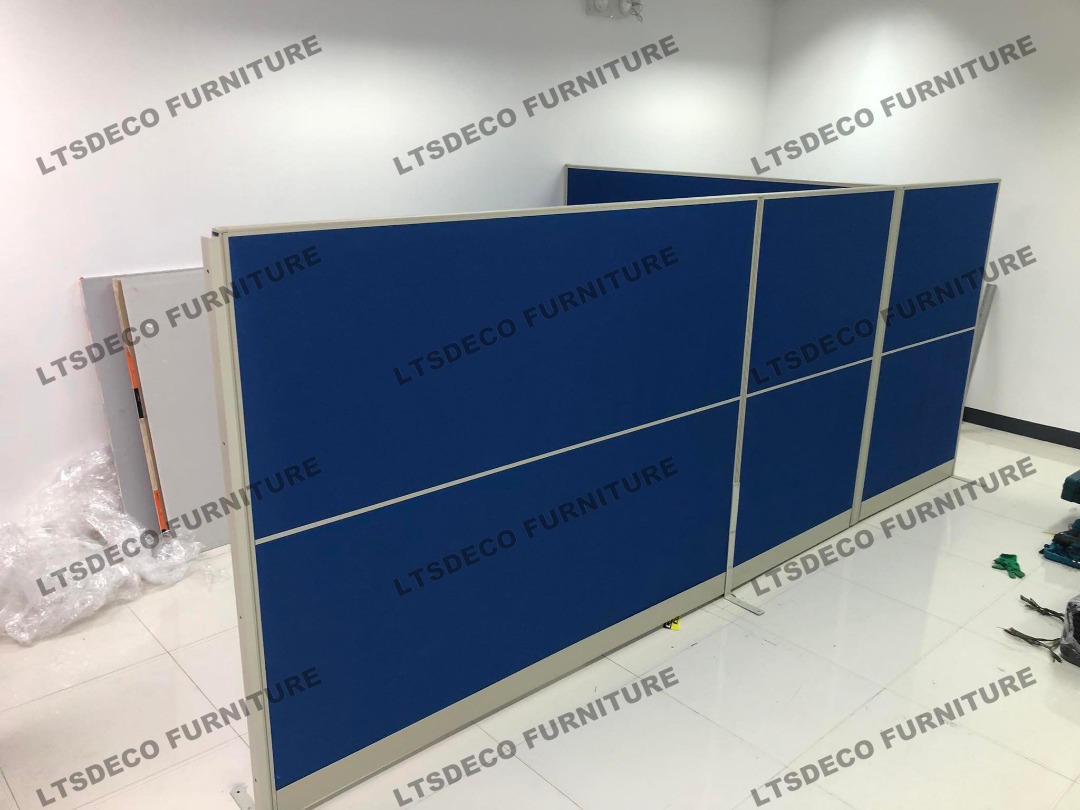 FULL FABRIC WALL PANEL OFFICE PARTITIONS, Furniture & Home Living ...
