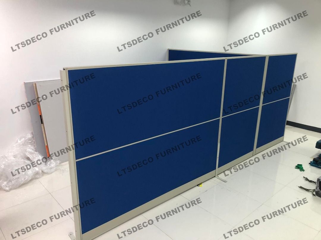 FULL FABRIC WALL PANEL OFFICE PARTITIONS, Furniture & Home Living ...
