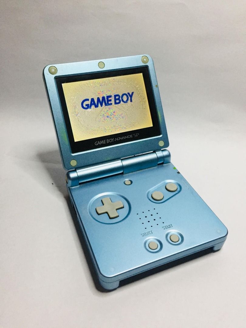 Gameboy Advance SP 101 Pearl Blue, Video Gaming, Video Games, Nintendo ...