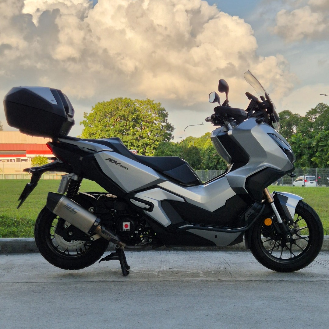 Honda Adv 350 (SC Project Exhaust), Motorcycles, Motorcycles for Sale, Class 2A on Carousell