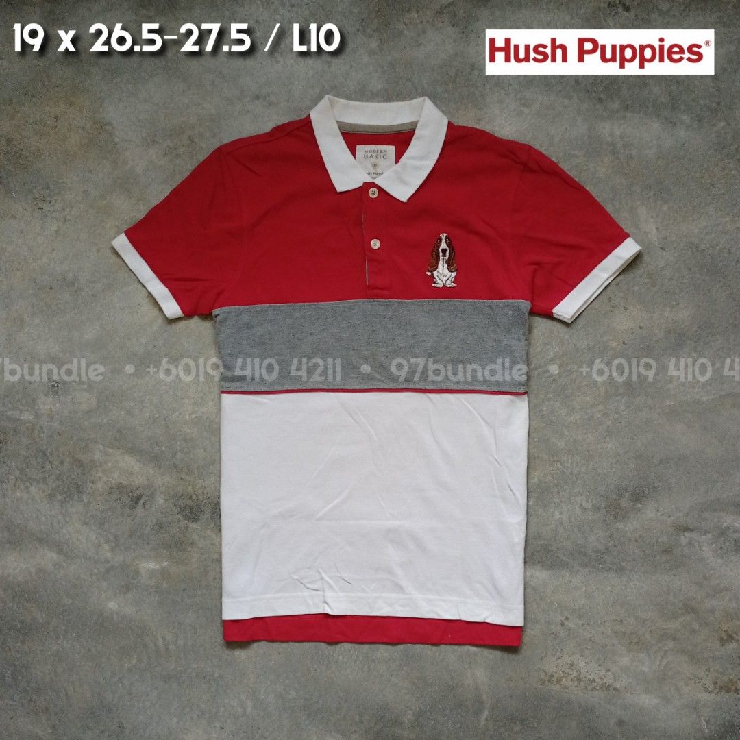 Hush Puppies Collar Polo Shirt, Men's Fashion, Activewear on Carousell
