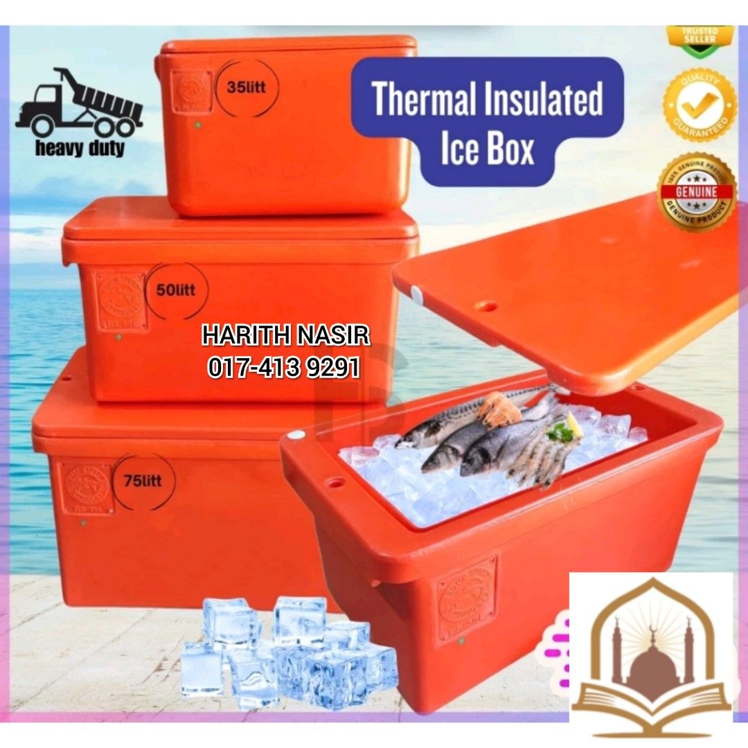 ICE BOX OREN THERMAL ICE BOX HEAVY DUTY MANY SIZE 35L 50L 75L 100L 200L ...