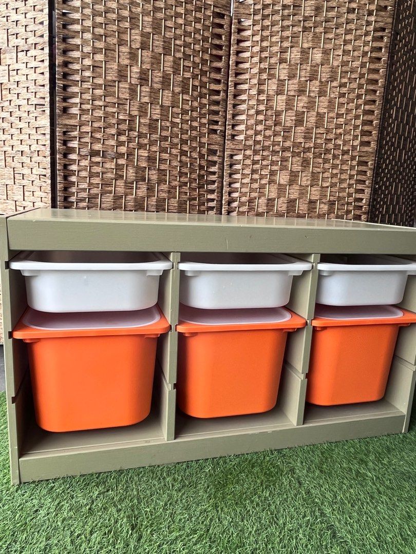 Ikea Trofast comes with 6 storage Boxes /lid, Furniture & Home Living ...