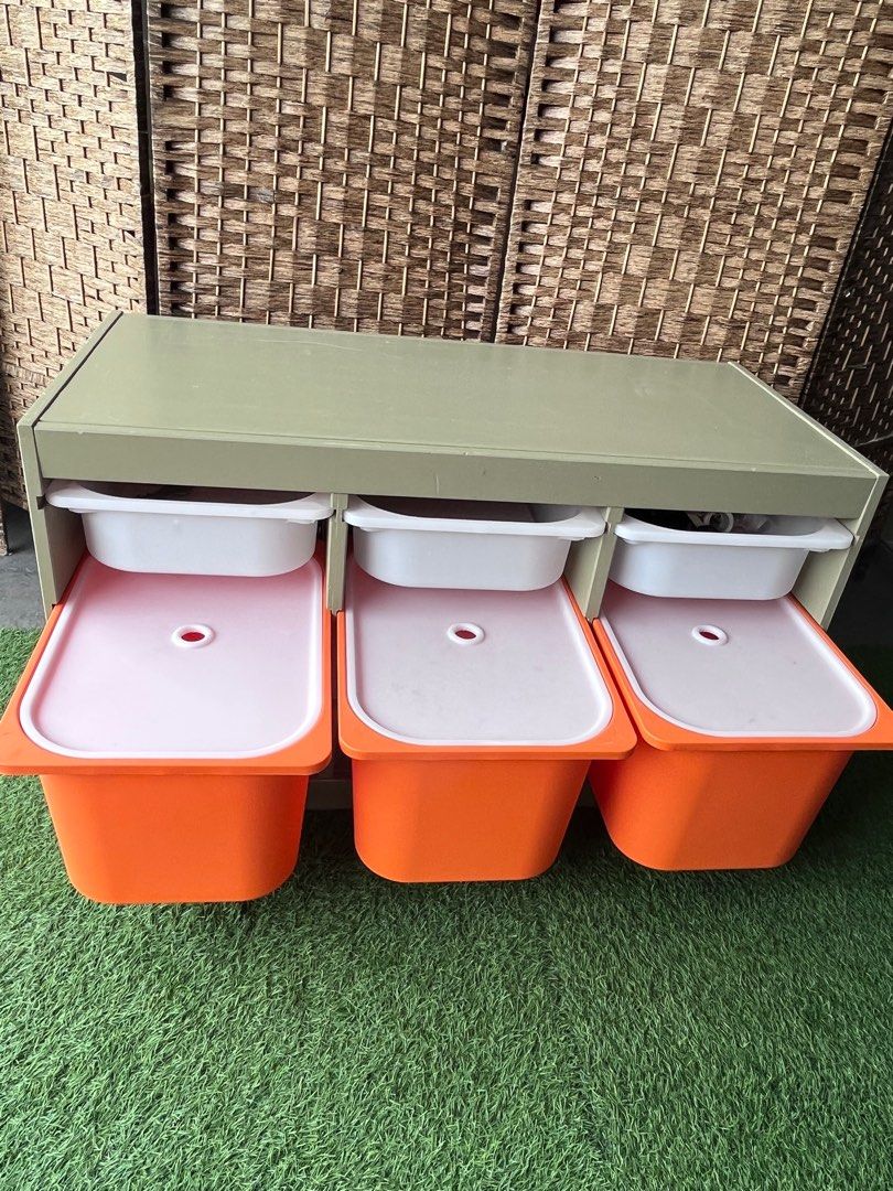 Ikea Trofast comes with 6 storage Boxes /lid, Furniture & Home Living ...