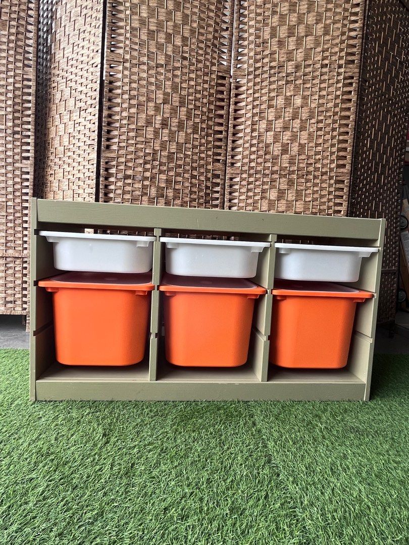 Ikea Trofast comes with 6 storage Boxes /lid, Furniture & Home Living ...