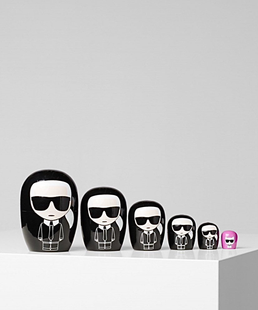 KARL LAGERFELD IKONIK (SET OF 6 WOODEN DOLLS), Hobbies & Toys, Toys ...