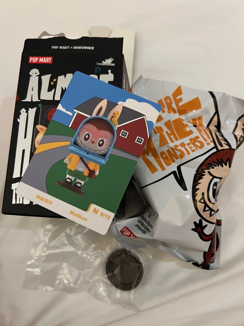 Labubu almost hidden (mailbox), Hobbies & Toys, Toys & Games on Carousell