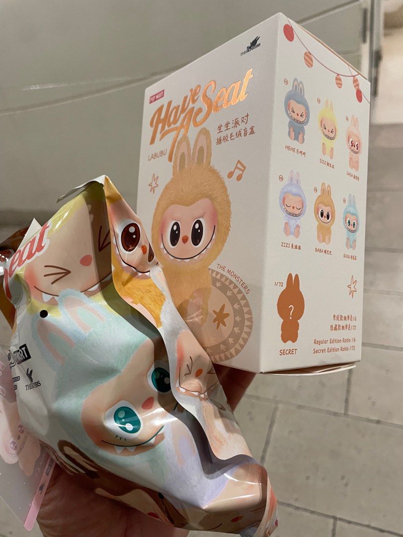 Labubu Dada Pink V2 Have a Seat, Hobbies & Toys, Toys & Games on Carousell