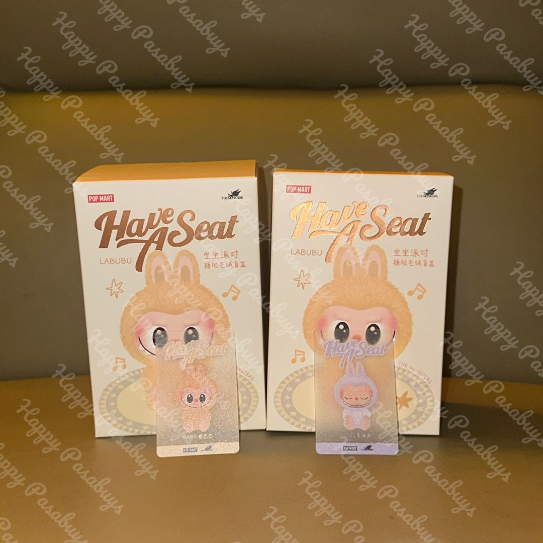 labubu have a seat v2 | BABA and ZIZI, Hobbies & Toys, Toys & Games on ...