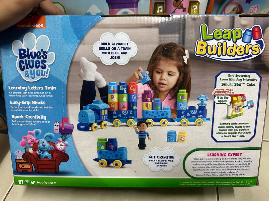 LEAPFROG LEARNING LETTERS TRAIN BLUE'S CLUES, Babies & Kids, Infant ...