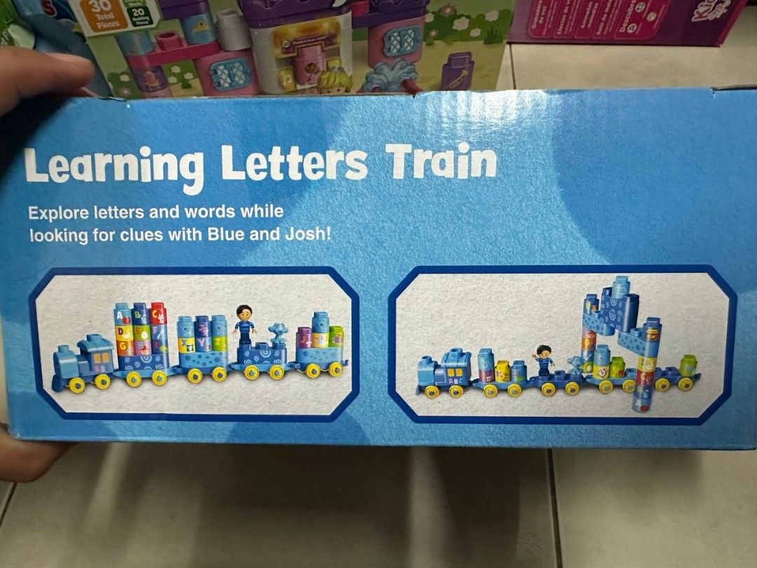 LEAPFROG LEARNING LETTERS TRAIN BLUE'S CLUES, Babies & Kids, Infant ...