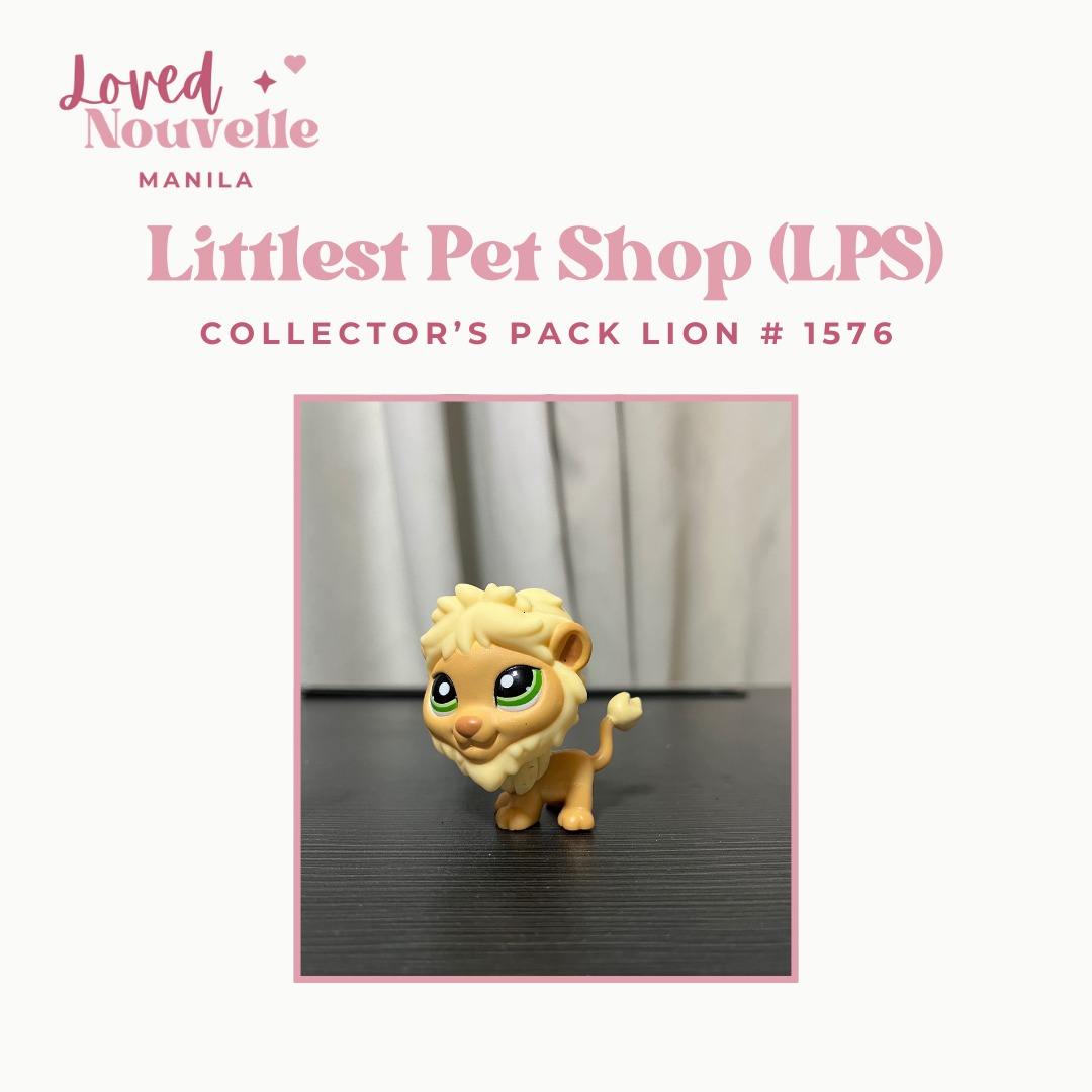 Littlest Pet Shop (LPS) Collector’s Pack Lion # 1576, Hobbies & Toys ...