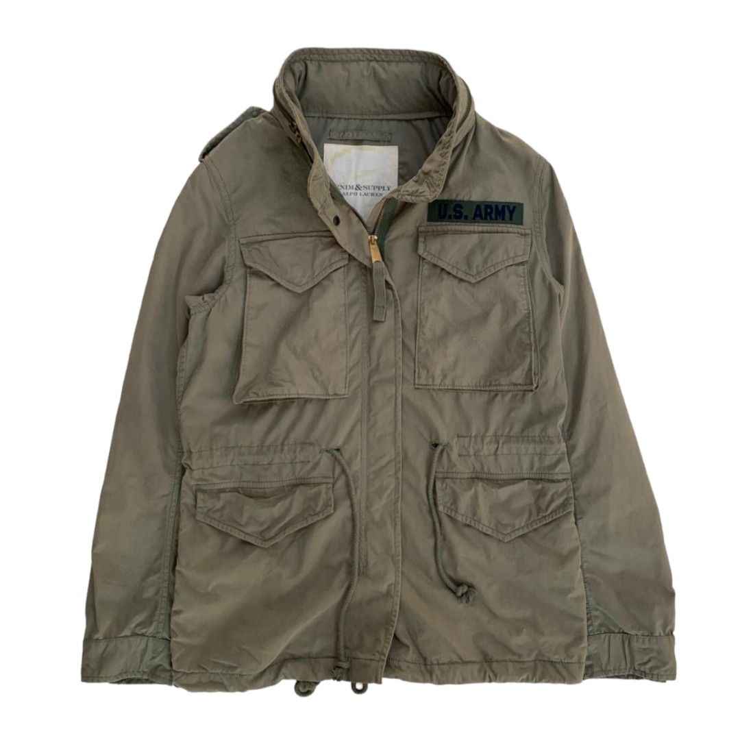 vintage m65 us army field jacket ralph lauren denim suply,not n1 deck,og 107,us navy,us air ...