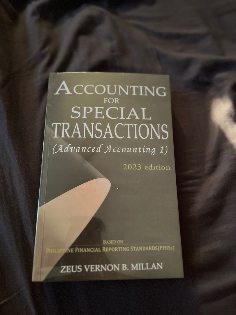 ACCOUNTING | MILLAN 2023 - Accounting for Special Transactions 2023 ...