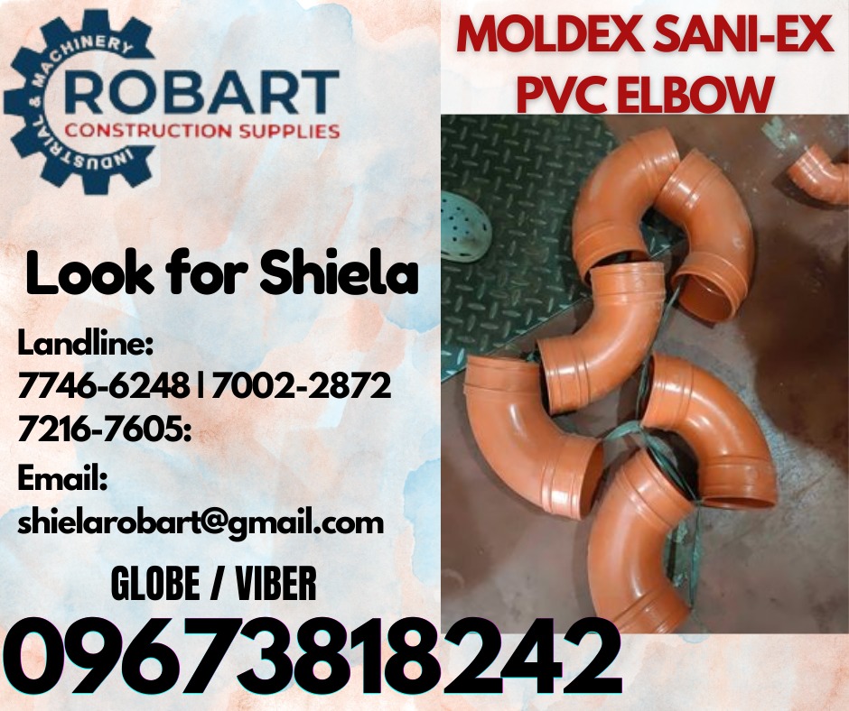 MOLDEX SANI-EX PVC ELBOW, Commercial & Industrial, Construction Tools ...