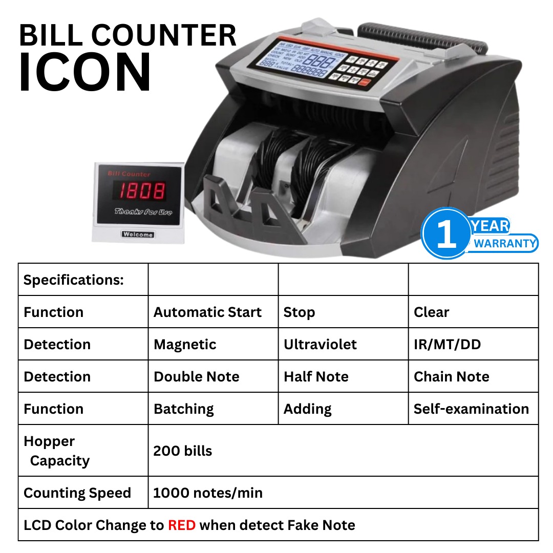 Money Counter With fake detection, Computers & Tech, Office & Business ...